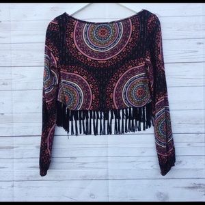 Gypsy Warrior | Tops | Gypsy Warrior Boho Fringe Mandala Crop | Poshmark